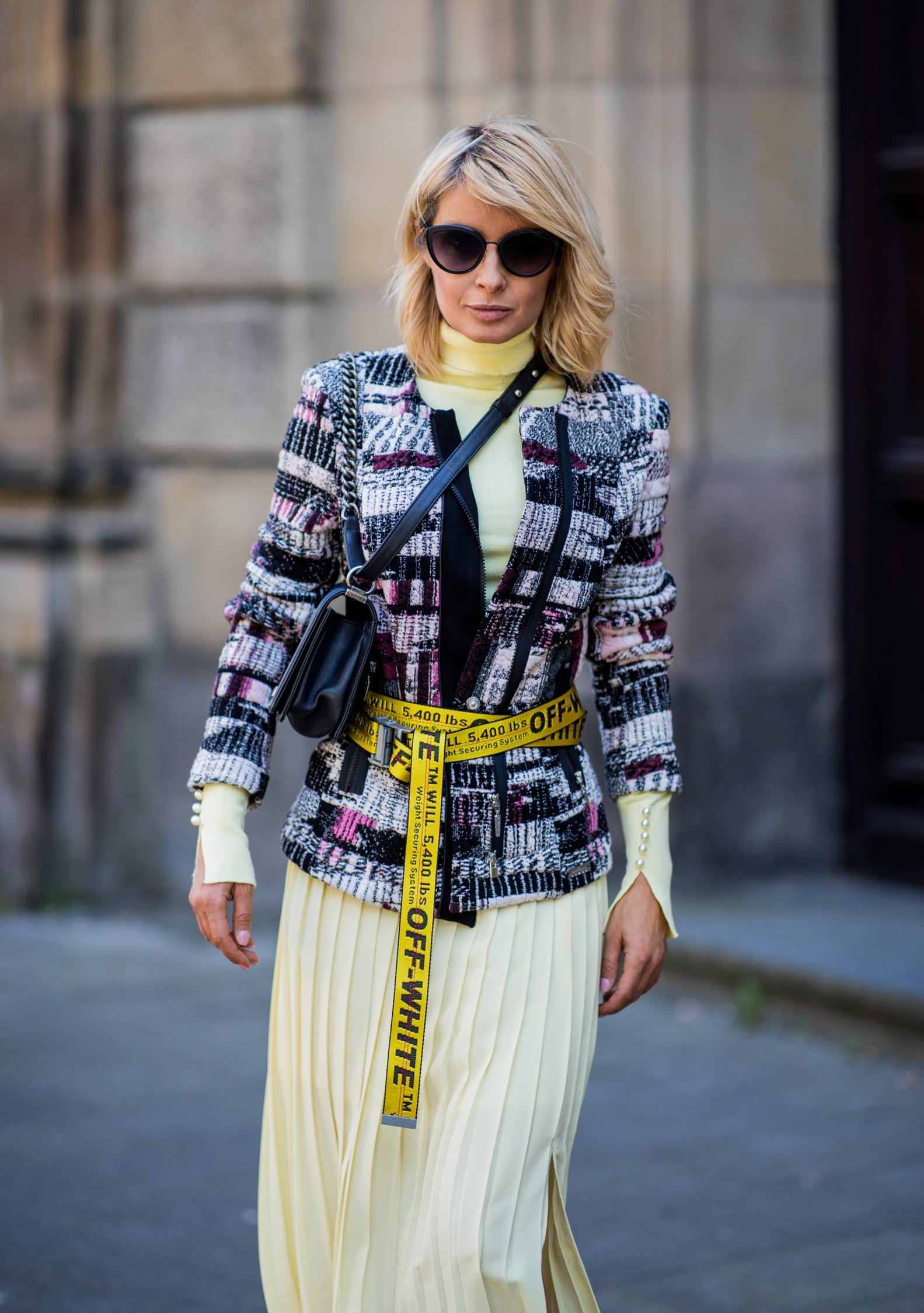 How to Actually Wear That Super-Trendy Off-White Belt | PS Fashion