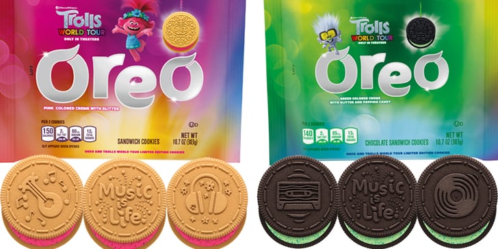Oreo's Trolls Cookies Have Glittery Pink and Green Fillings | POPSUGAR Food