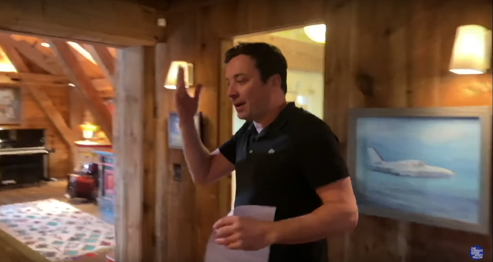 Jimmy Fallon Shows Off His Quirky House on The Tonight Show | POPSUGAR Home