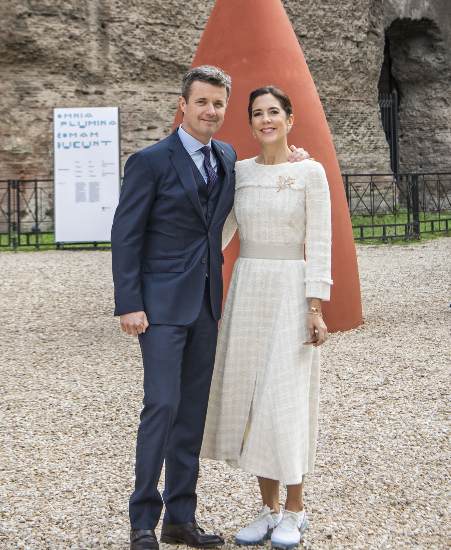 Princess Mary in Nike Sneakers in Rome | PS Fashion