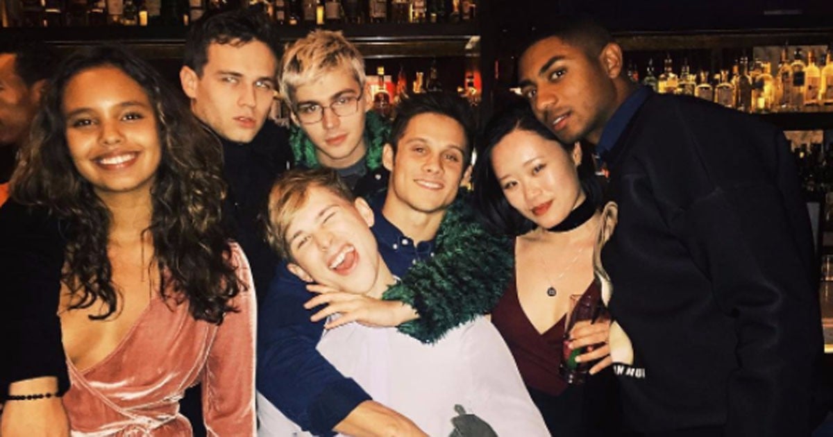 Pictures of the 13 Reasons Why Cast Together | POPSUGAR Celebrity