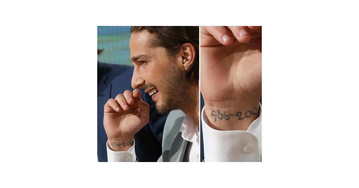 Shia LaBeouf | The Ultimate Celebrity Tattoo Gallery | POPSUGAR ...