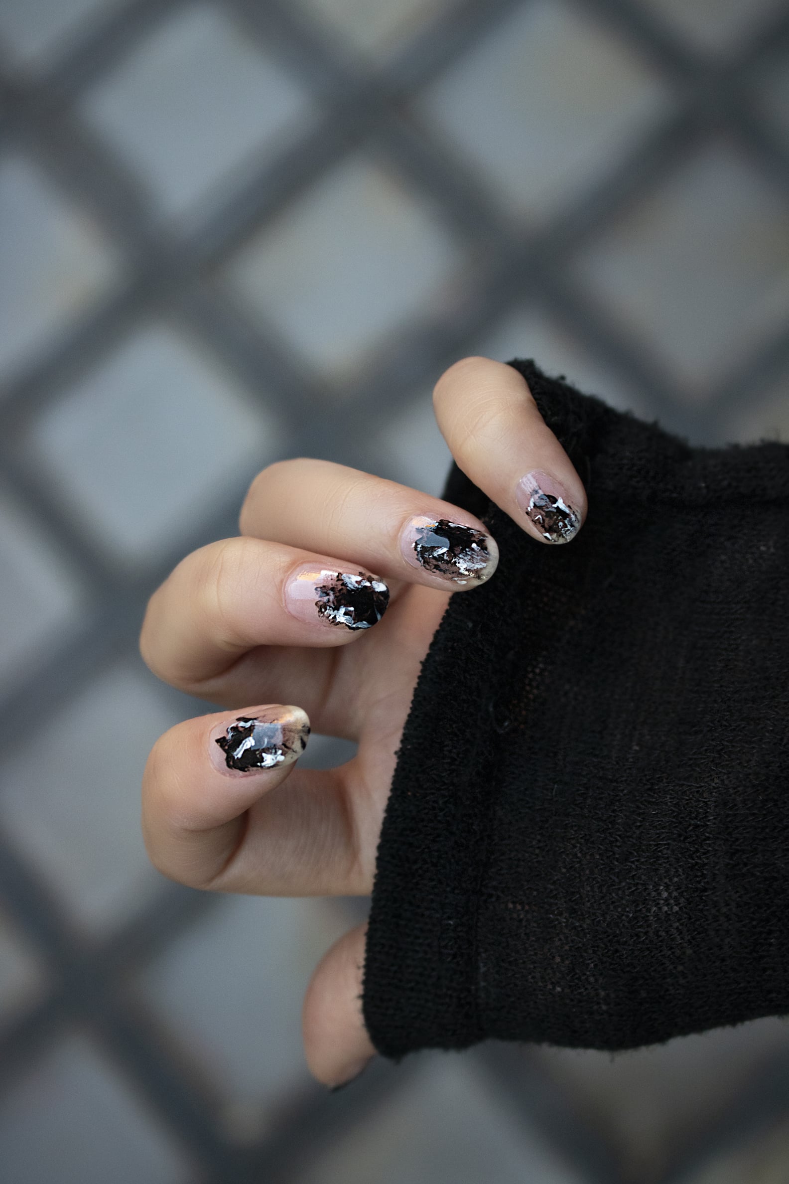 How to Create Cobweb Nail Art | PS Beauty
