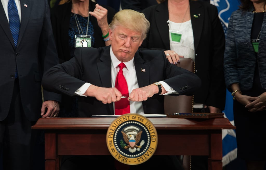 Donald Trump Removing Pen Cap Memes | POPSUGAR Tech