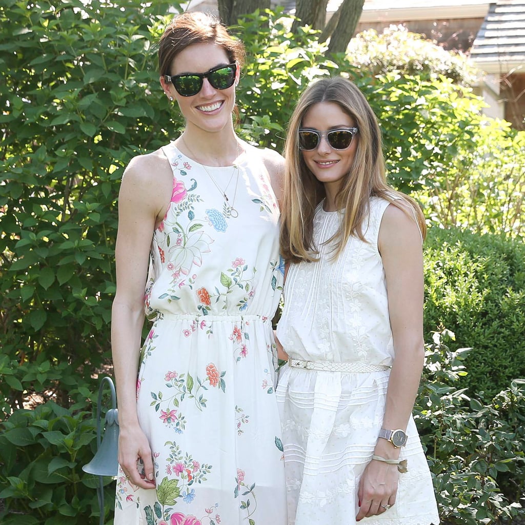 Olivia Palermo White Dress Street Style | POPSUGAR Fashion