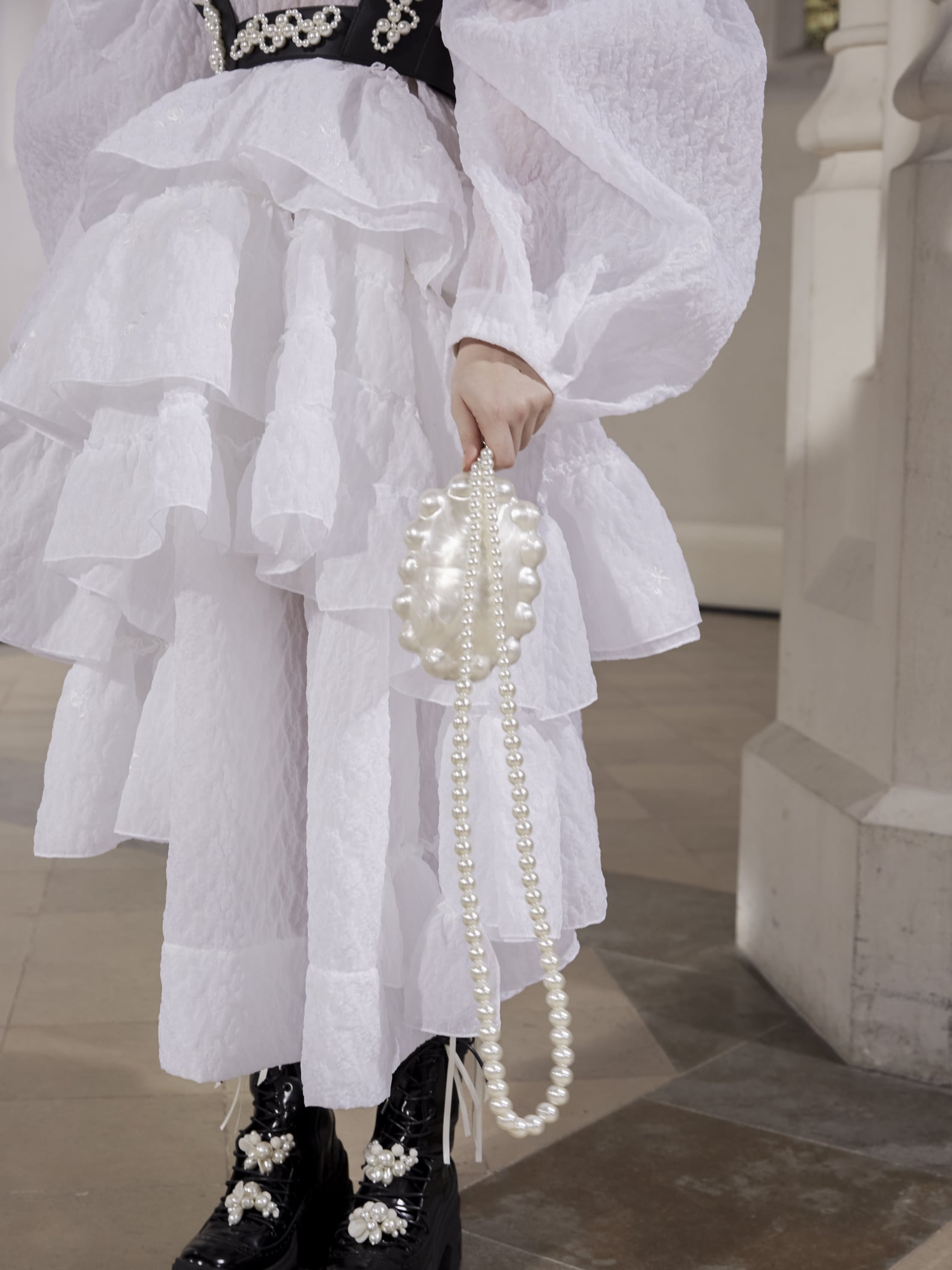 Simone Rocha Fall 2021 Features Patchwork and Regencycore | PS Fashion