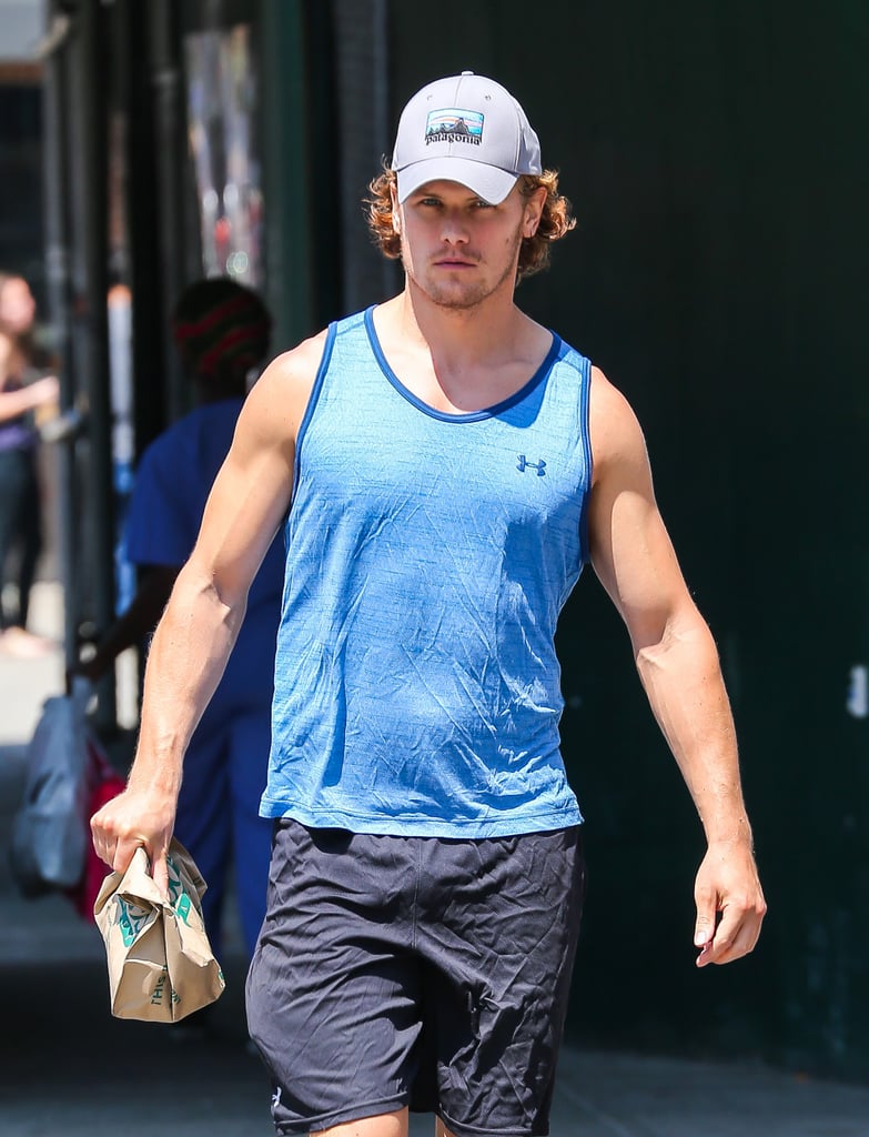 Sam Heughan Out in NYC July 2016 | POPSUGAR Celebrity