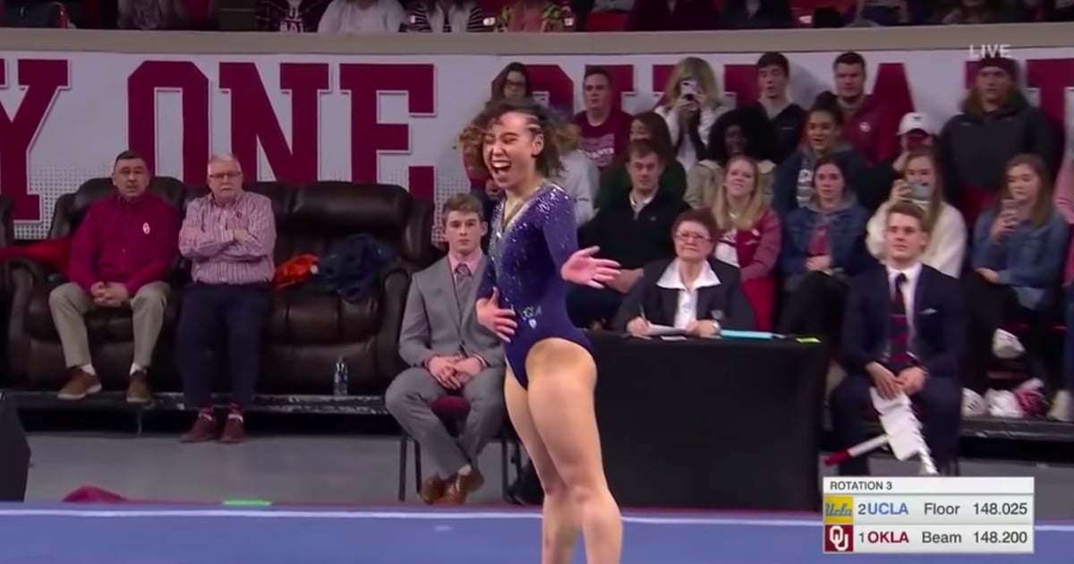Katelyn Ohashi Gymnastics Floor Routine March 2019 | POPSUGAR Fitness