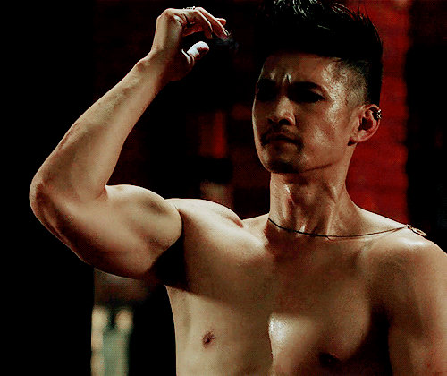 Harry Shum Jr Abs