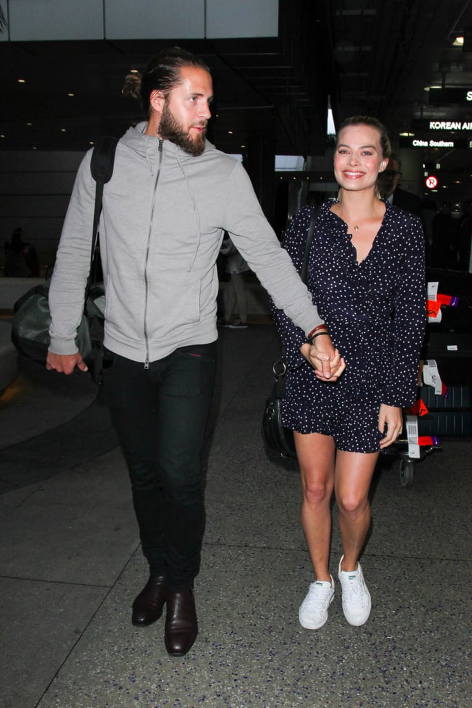 Margot Robbie and Tom Ackerley Out at LAX January 2017 | POPSUGAR Celebrity
