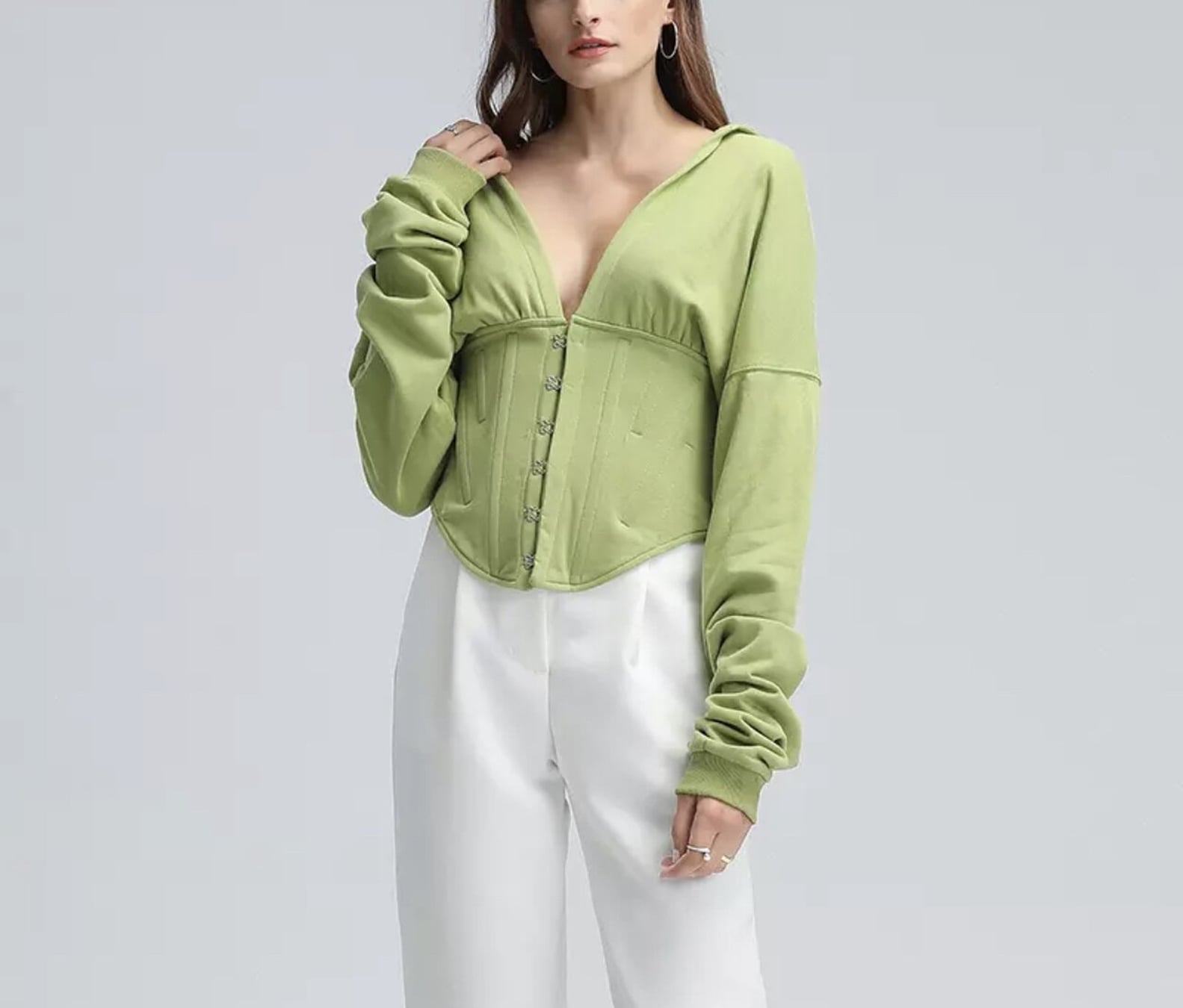Everything You Need to Know About the Corset Sweater Trend | PS Fashion