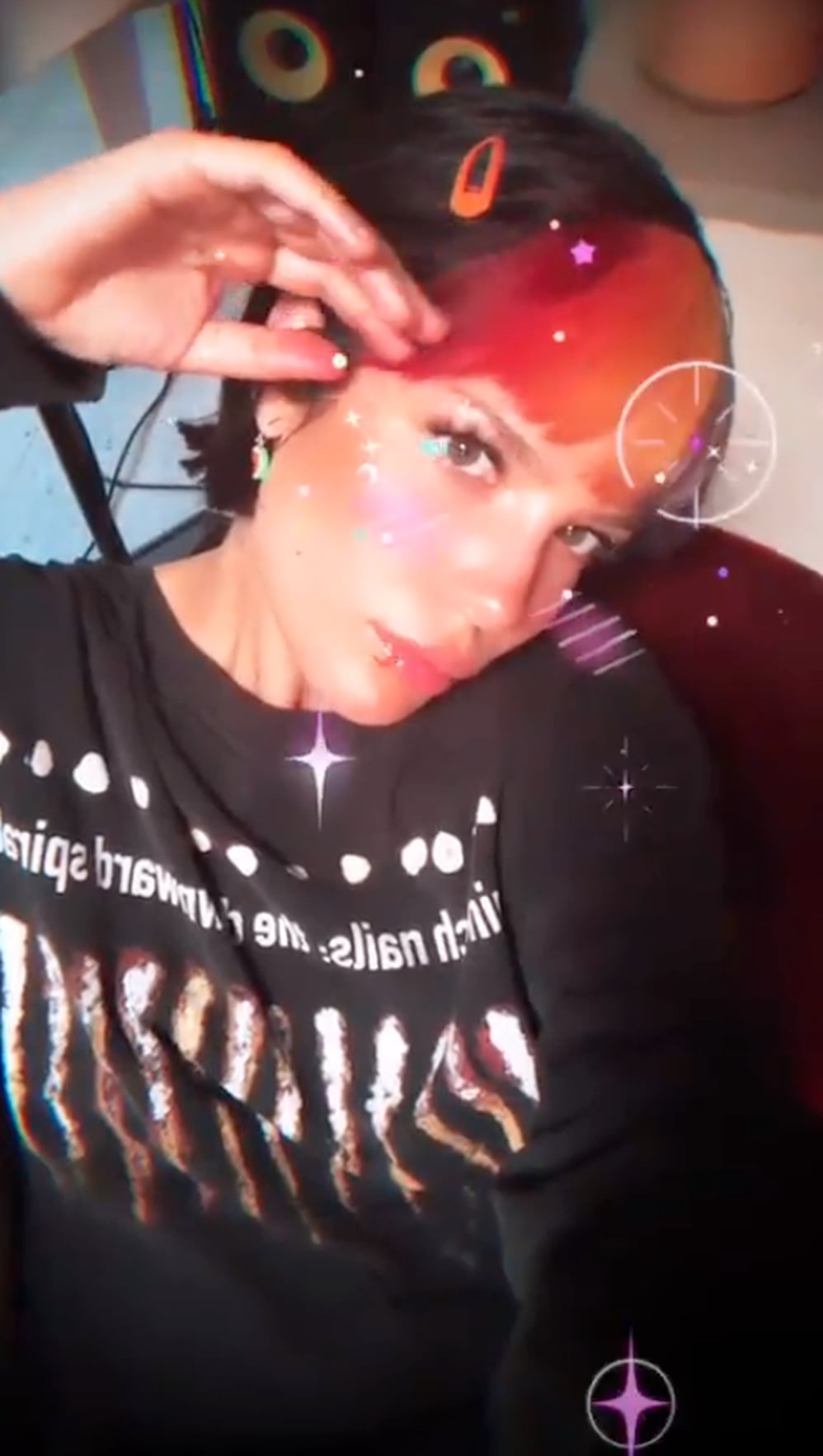 Halsey Tries Rainbow Bangs August 2019 | PS Beauty
