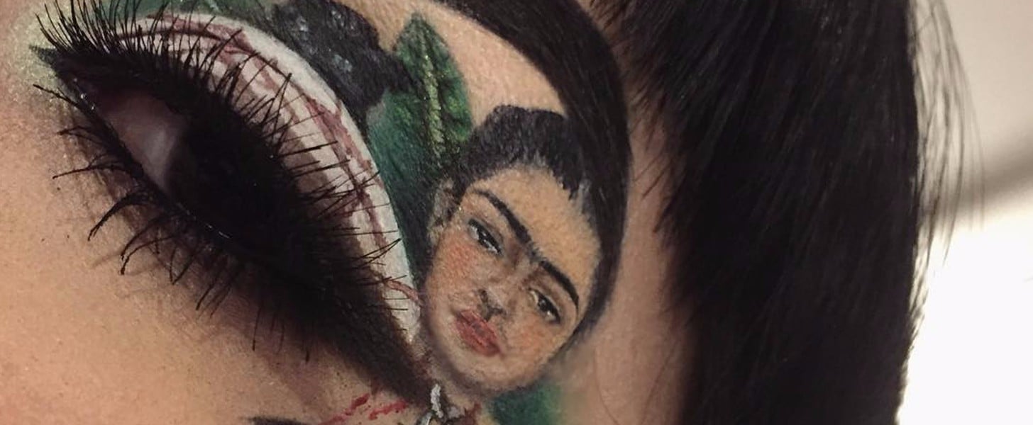 Frida Kahlo Eye Makeup Art | PS Latina