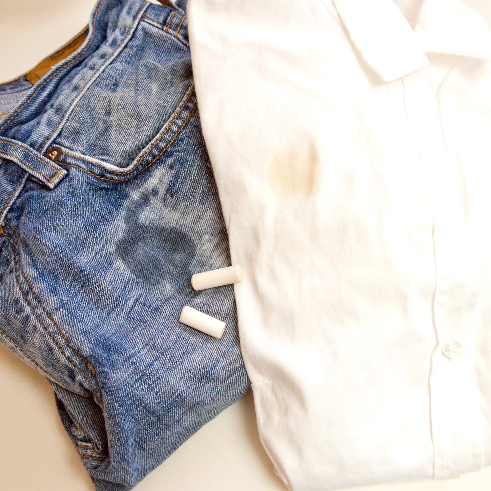 Chalk on Grease Stains | PS Smart Living
