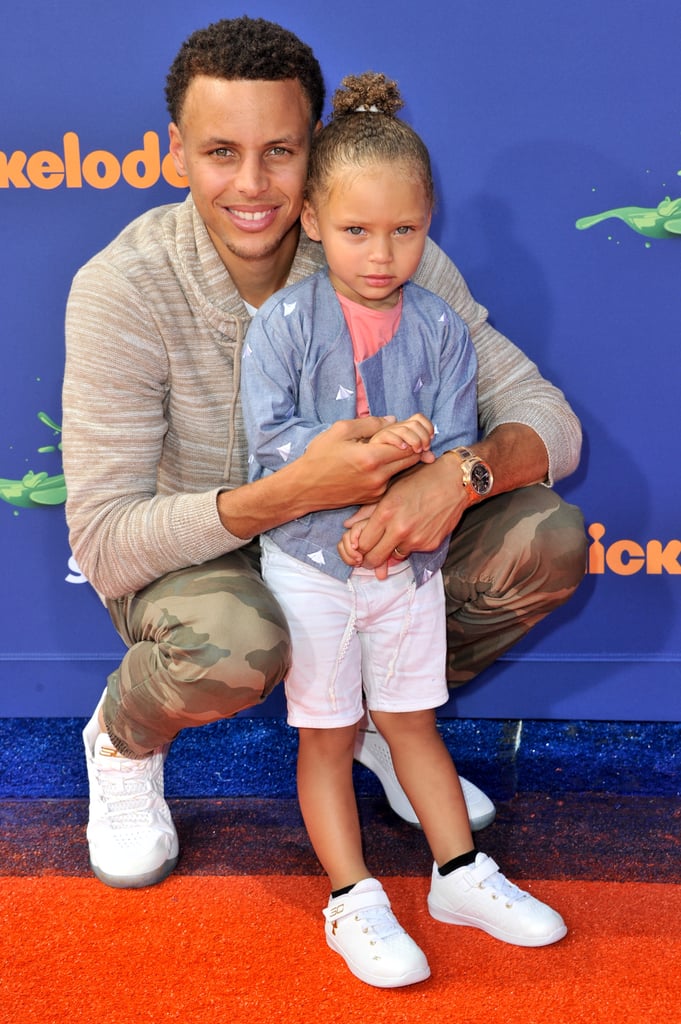 Stephen and Riley Curry at Kids' Choice Sports Awards 2015 | POPSUGAR ...