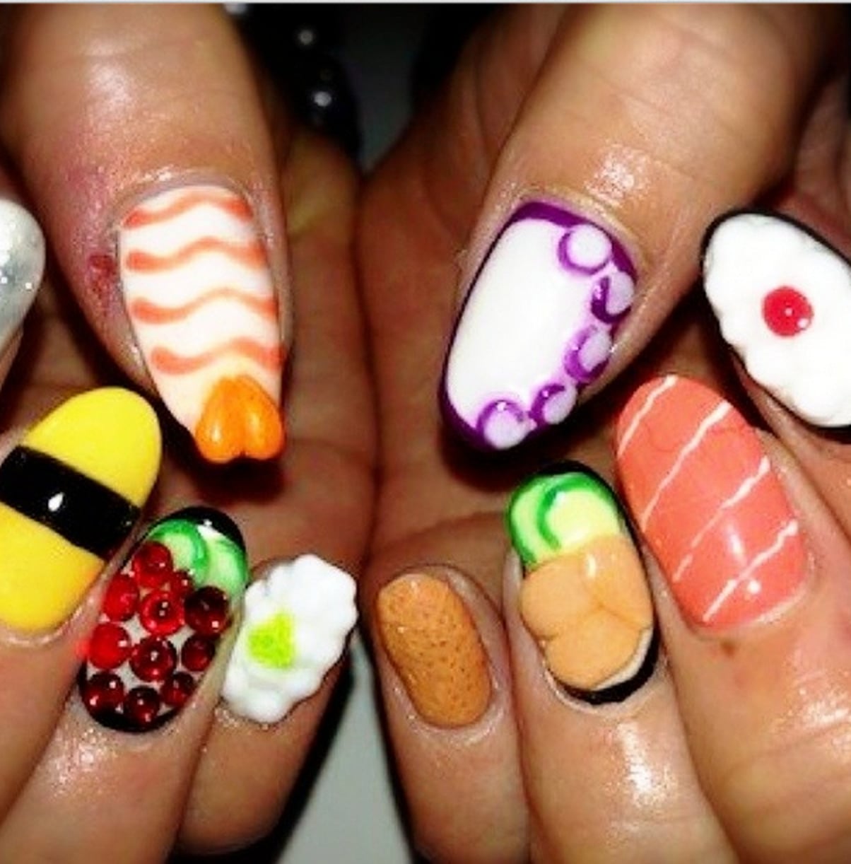 Sushi Nail Art | PS Beauty