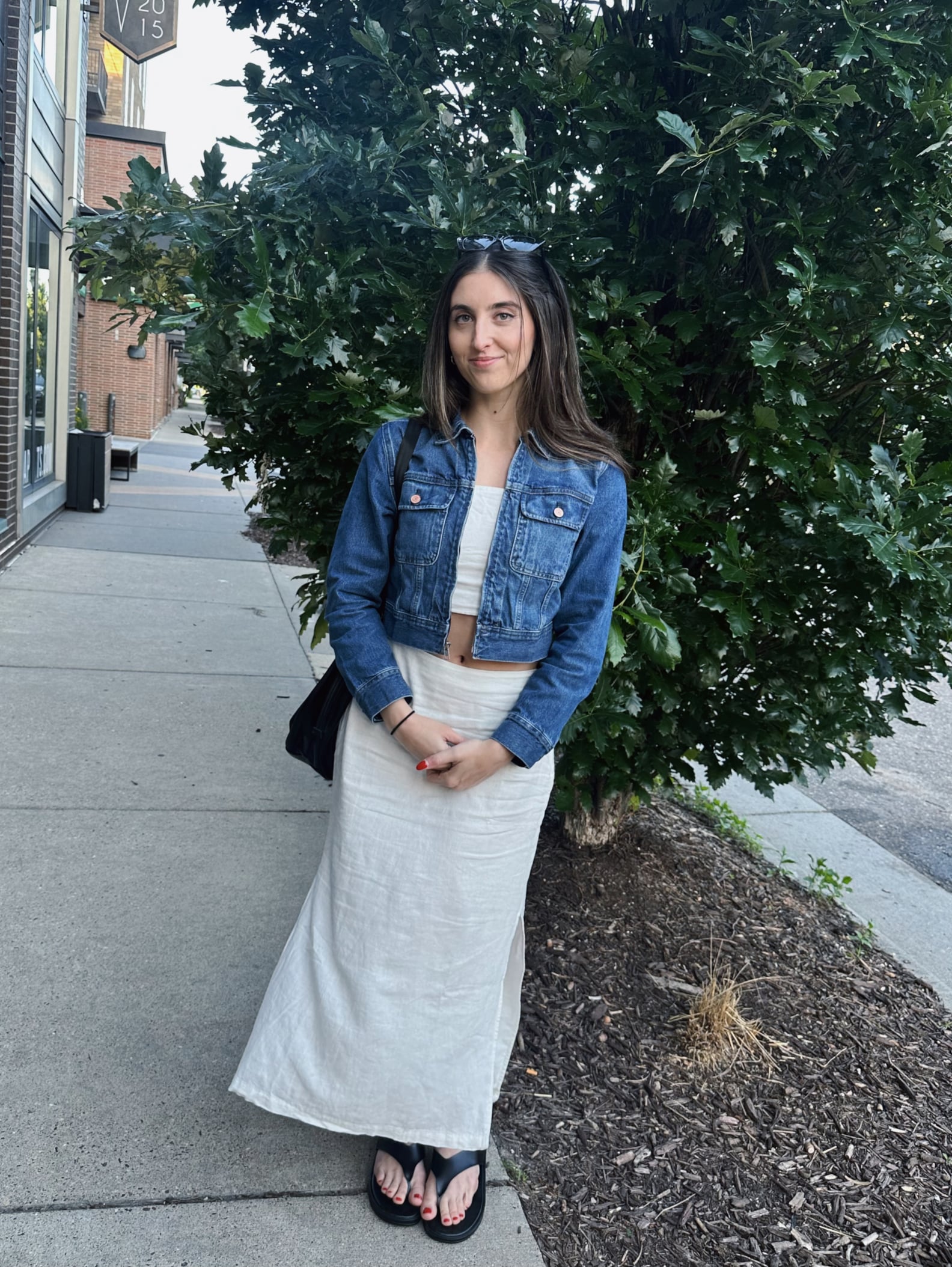 Gap Cropped Denim Jacket Review With Photos | PS Fashion