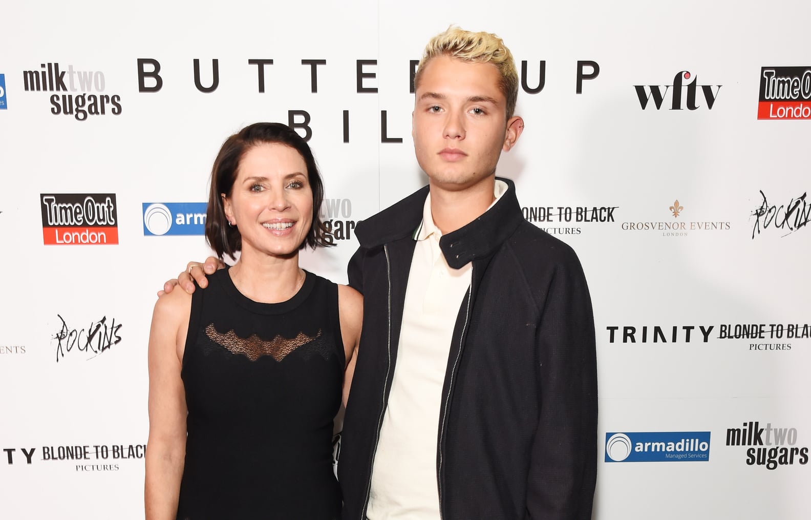 Rafferty Law and His Mom at a Premiere in London 2015 | PS Celebrity