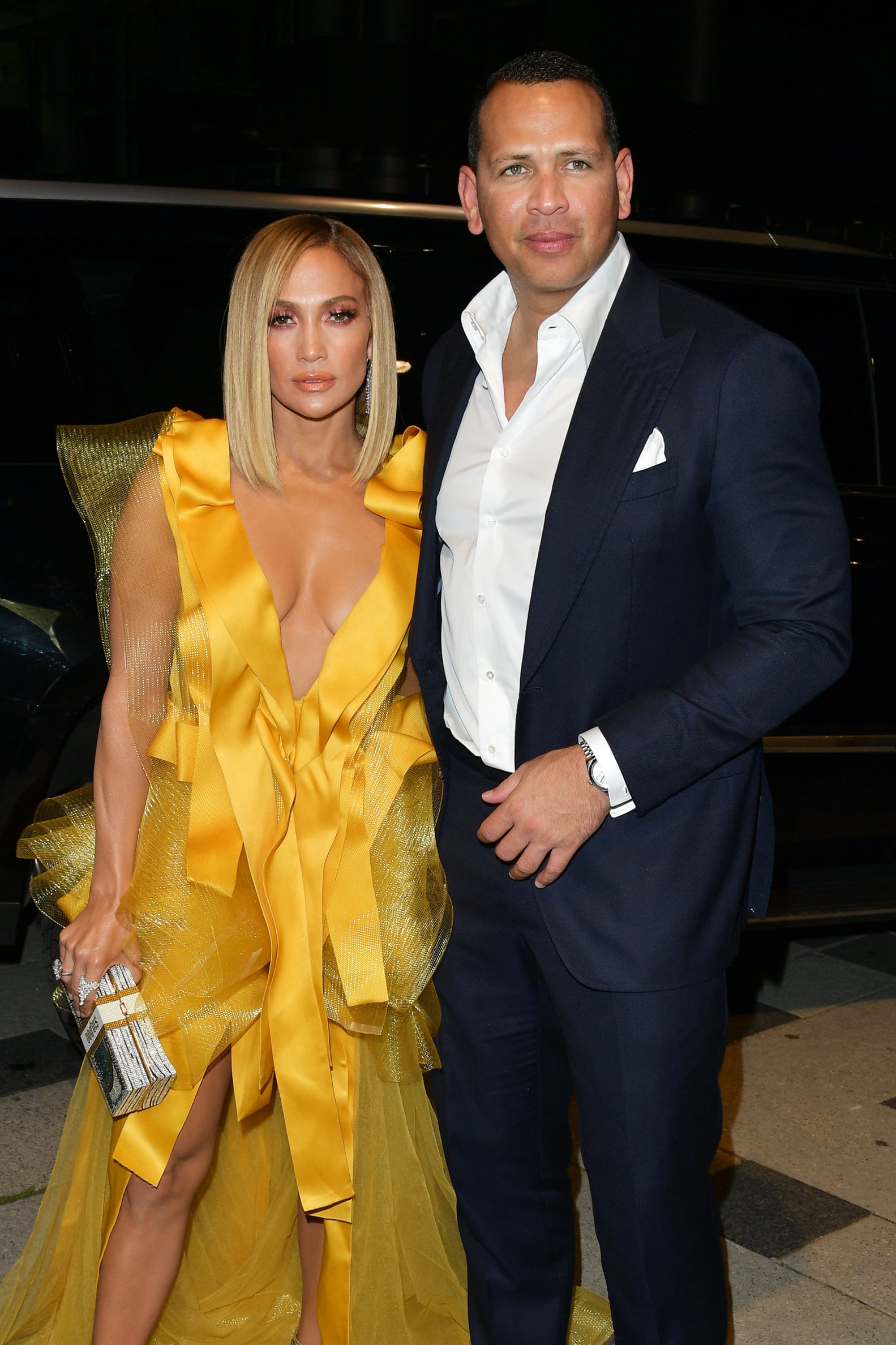 Jennifer Lopez Wears Yellow Gown to Hustlers TIFF Premiere | PS Fashion