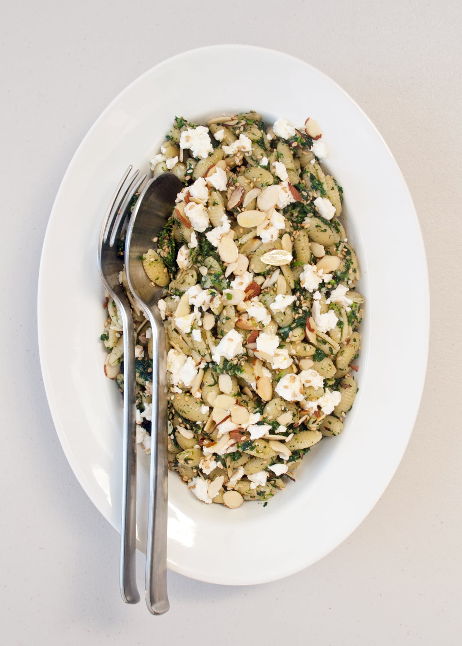Pasta With Nettles and Feta | POPSUGAR Food