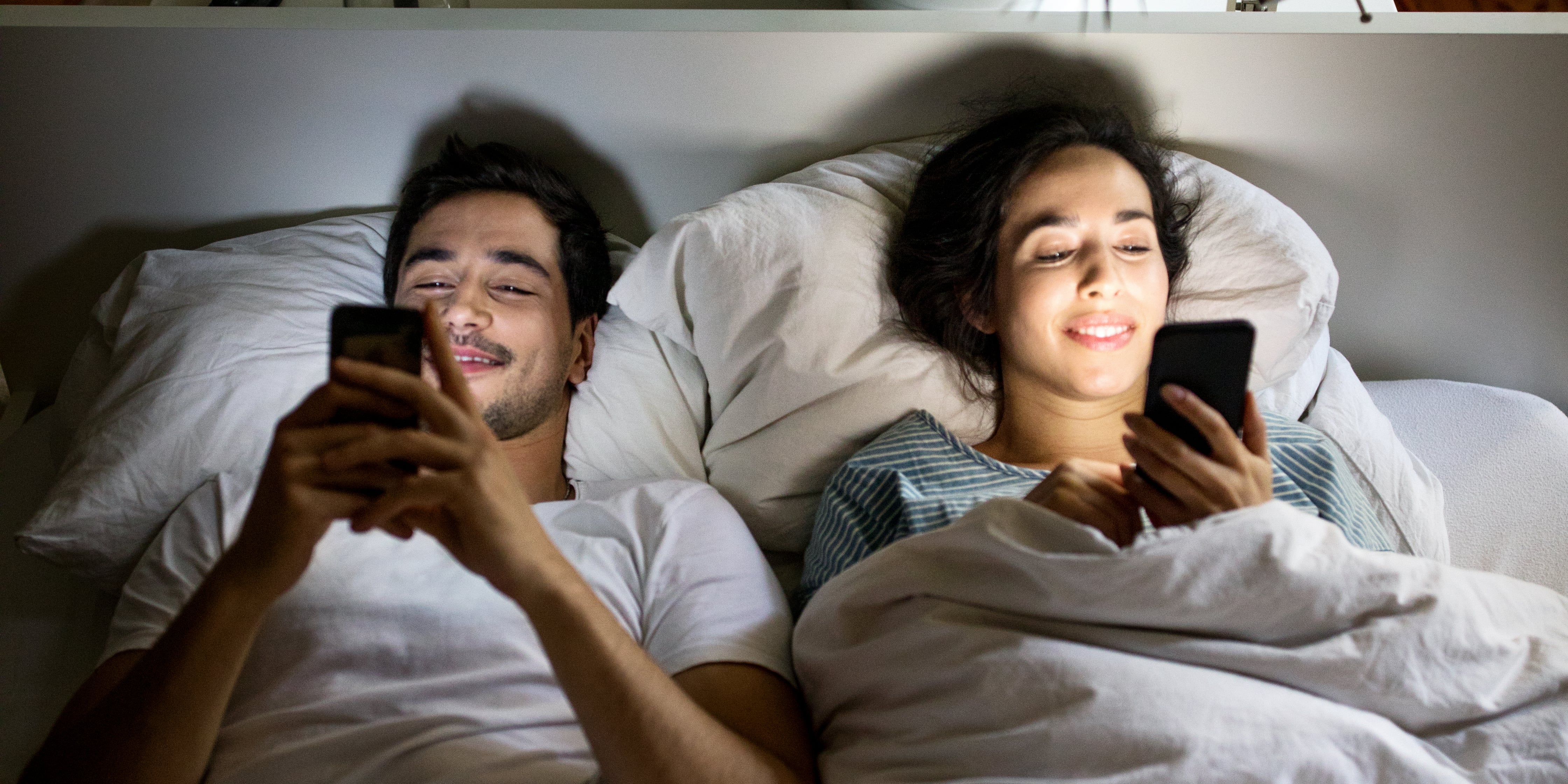 Why Using Technology Before Bed Isn't Bad For Couples | PS Love