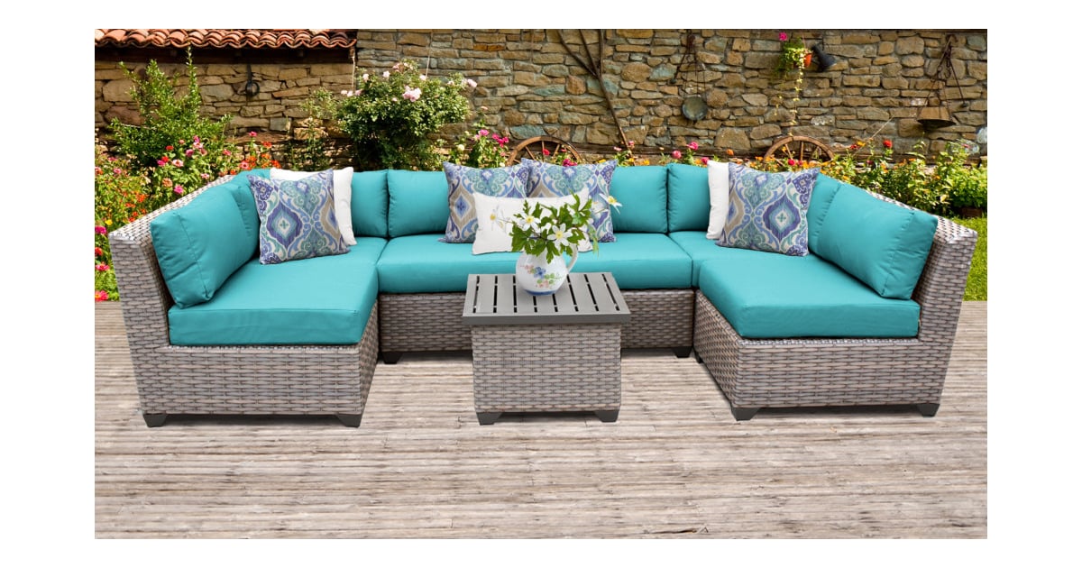 Florence 7 Piece Outdoor Wicker Patio Furniture Set | Best Outdoor ...