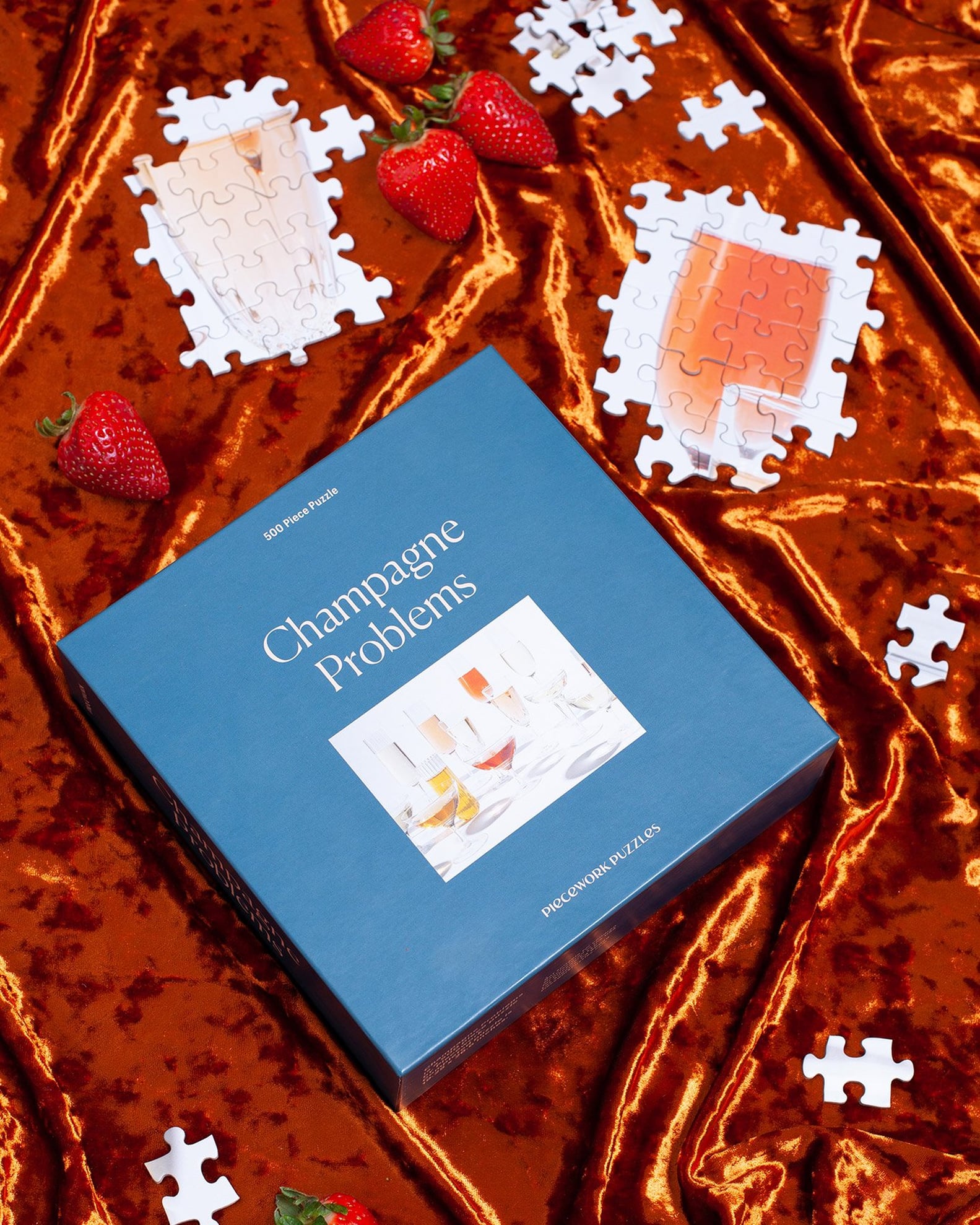 500-Piece Champagne Jigsaw Puzzle | PS Smart Living