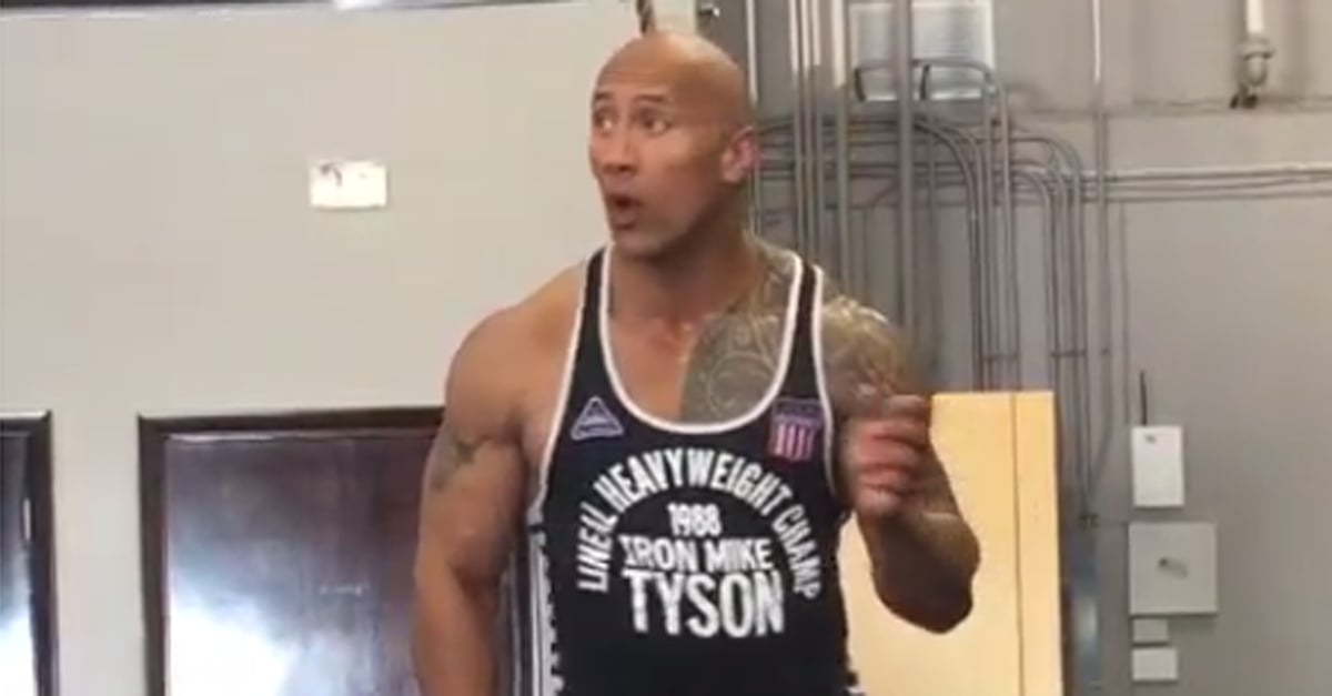 Dwayne Johnson Posts Dancing Instagram Video | POPSUGAR Celebrity