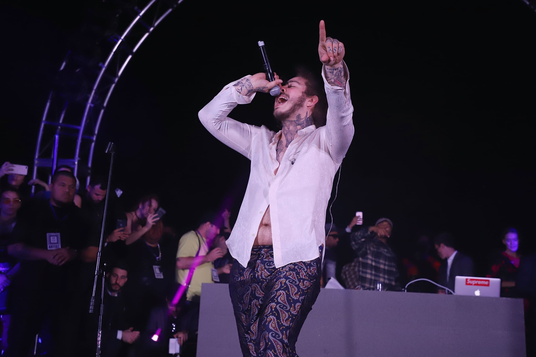 Post Malone's Best Performance Pictures | POPSUGAR Celebrity