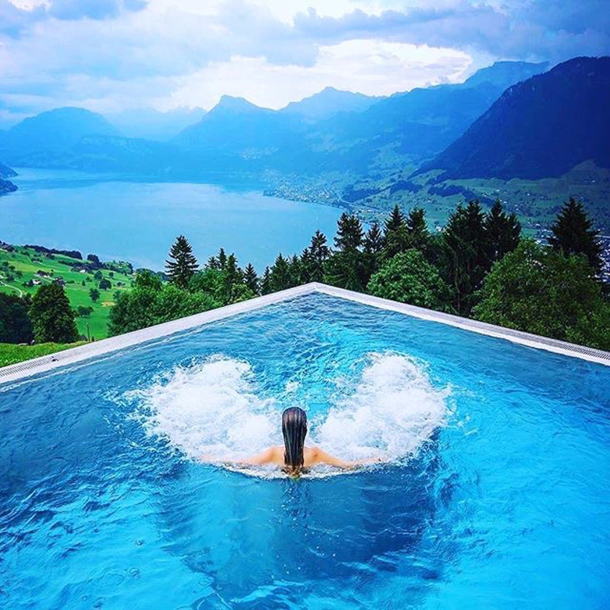 Rooftop Pool in Switzerland | PS Smart Living