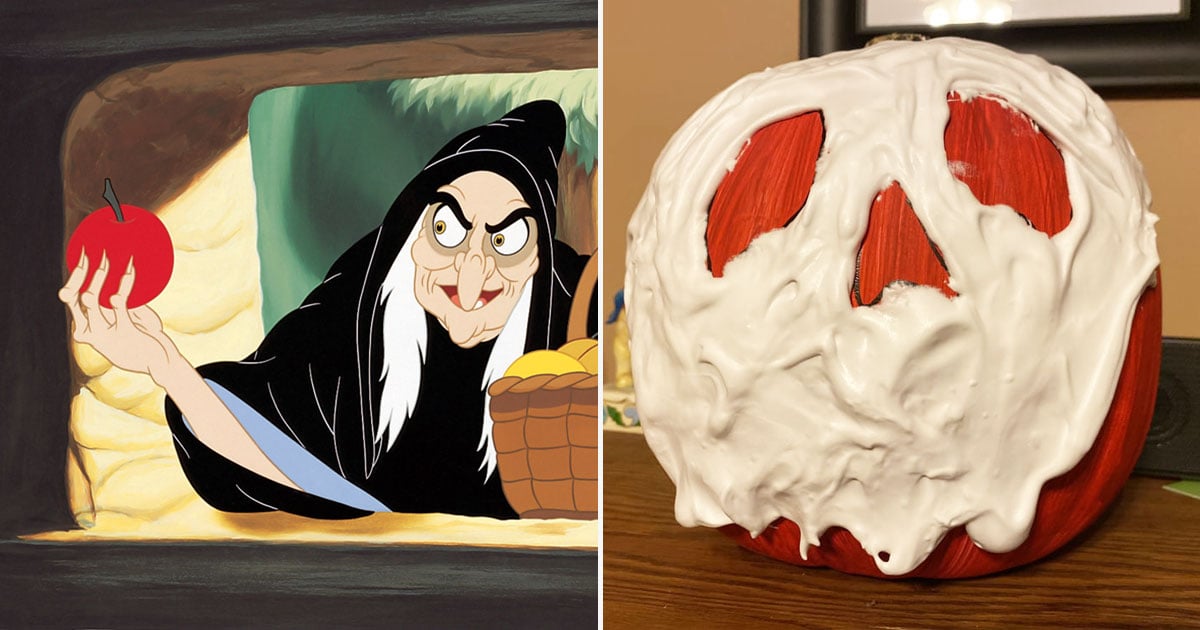 Disney Poison Apple Pumpkin DIY | POPSUGAR Home
