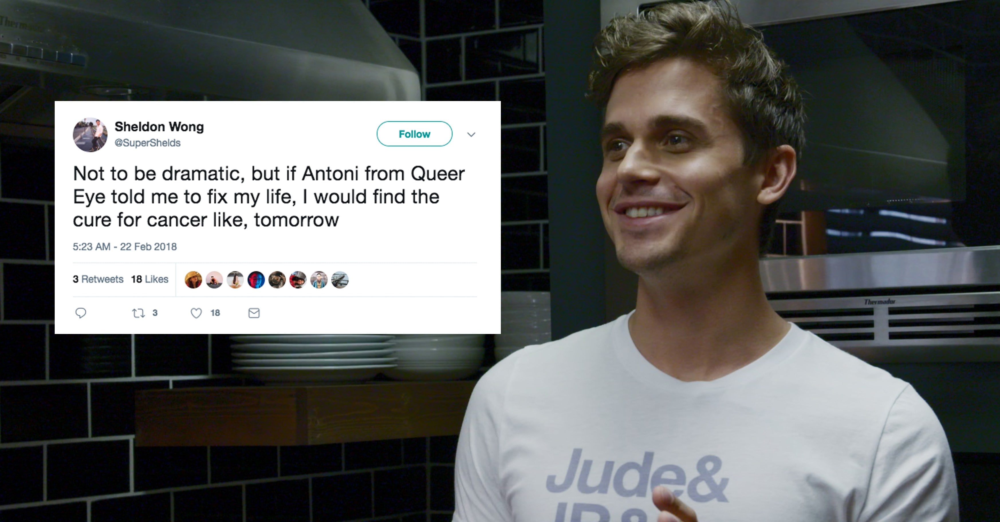 Antoni Queer Eye Reaction Tweets | PS Celebrity