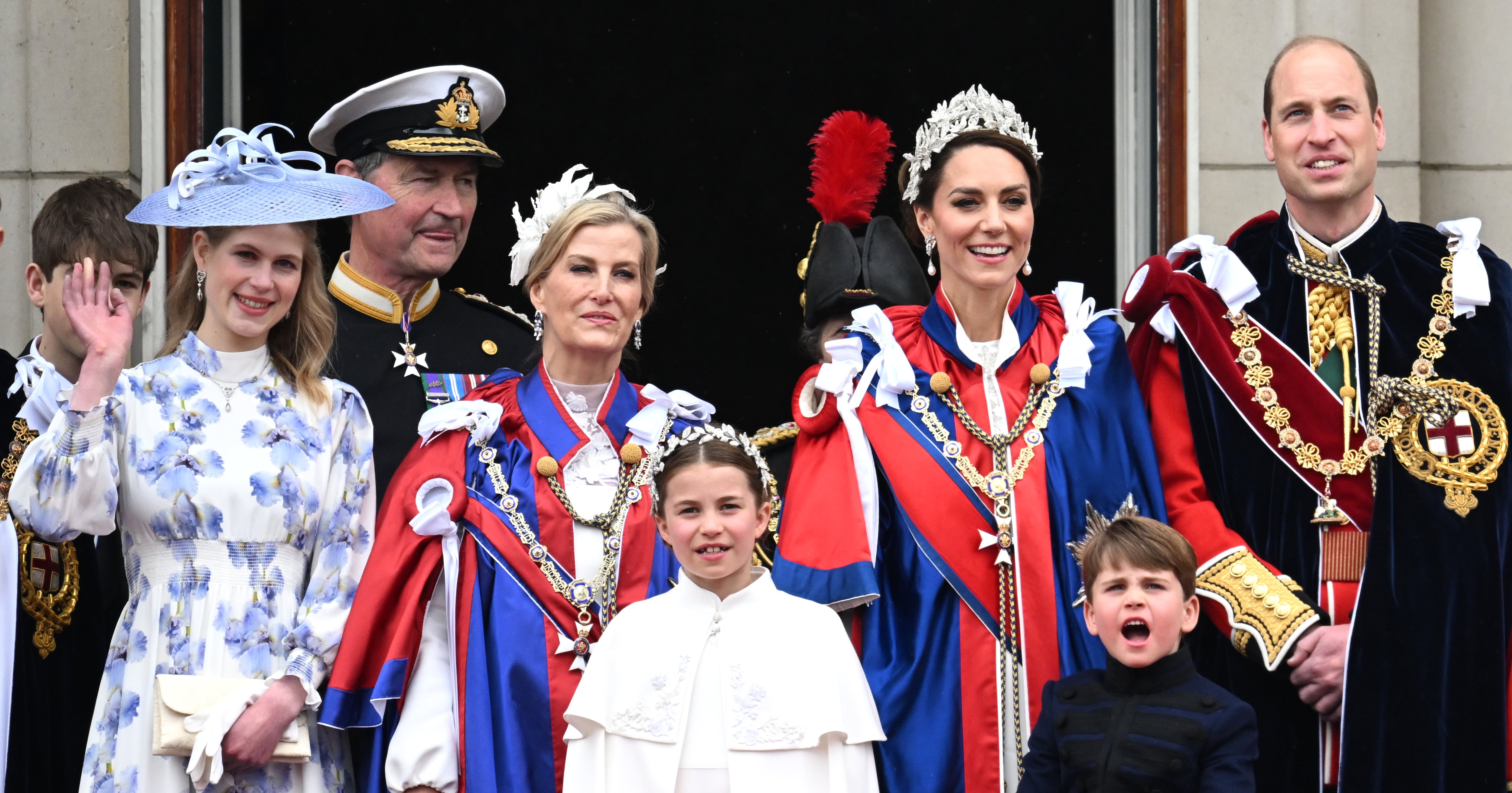 The Royal Family on the Balcony at the King's Coronation | POPSUGAR ...