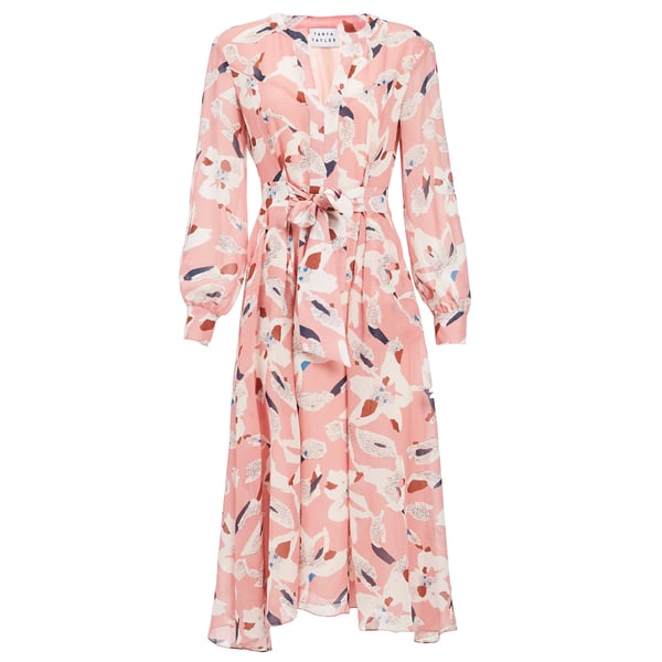 Michelle Obama's Pink Floral Dress | POPSUGAR Fashion