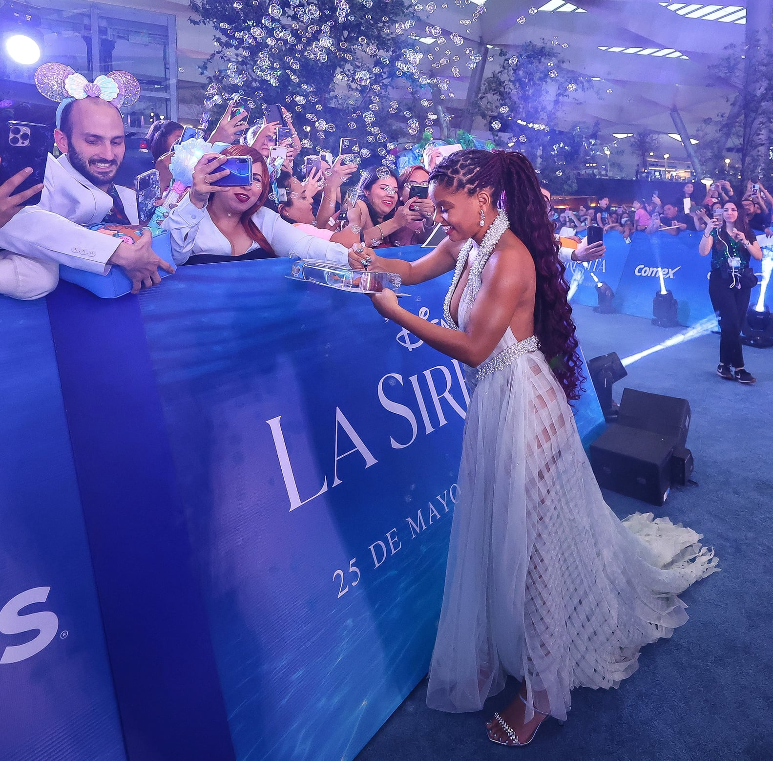 Halle Bailey's Sheer Dress at Little Mermaid Premiere | PS Fashion