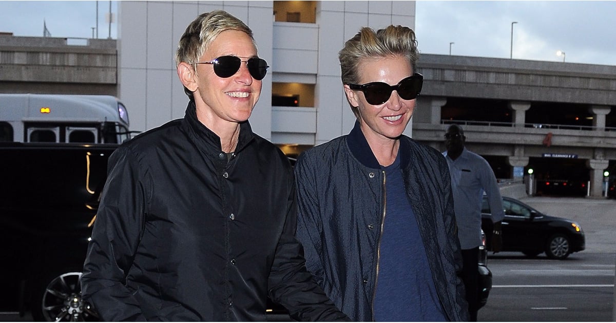 Ellen DeGeneres and Portia de Rossi in LA July 2016 | POPSUGAR Celebrity
