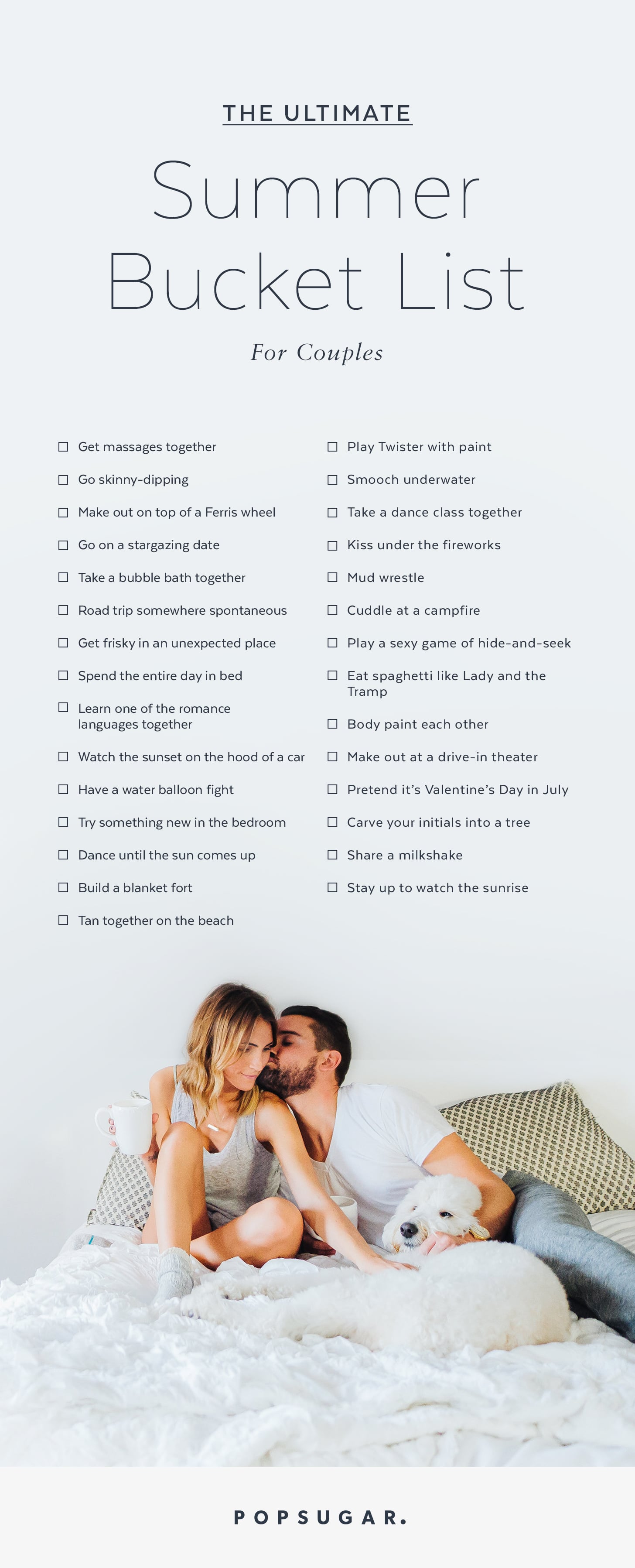Summer Bucket List For Couples POPSUGAR Love Sex