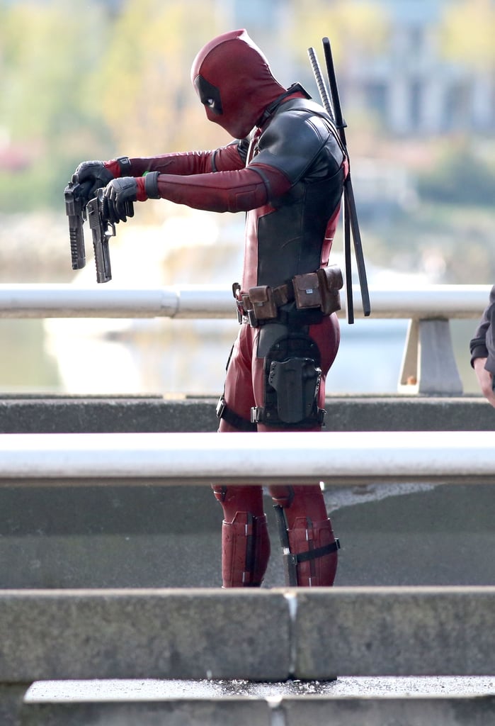 Deadpool Set Pictures With Ryan Reynolds | POPSUGAR Entertainment