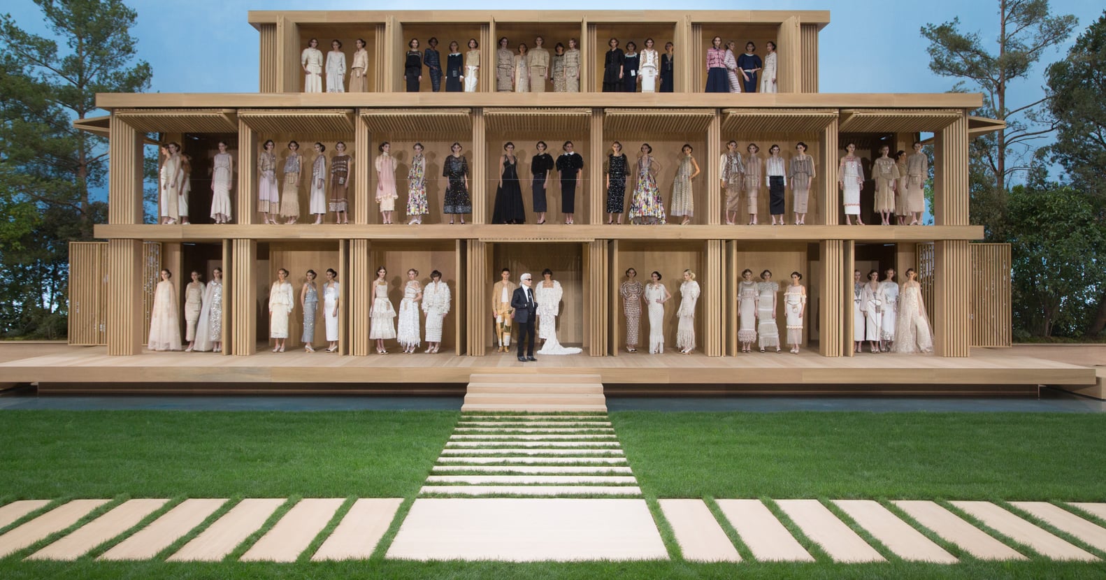 Chanel Fashion Show Sets | POPSUGAR Fashion