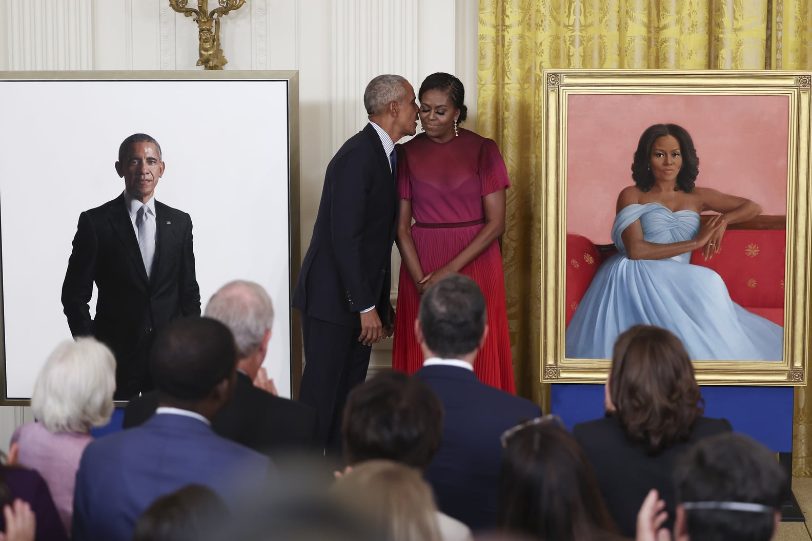 Barack and Michelle Obama's Official White House Portraits | PS Celebrity