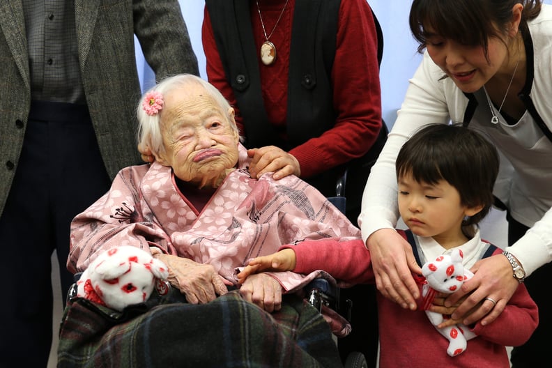 Misao Okawa Celebrates Her 117th Birthday | Pictures | POPSUGAR Celebrity