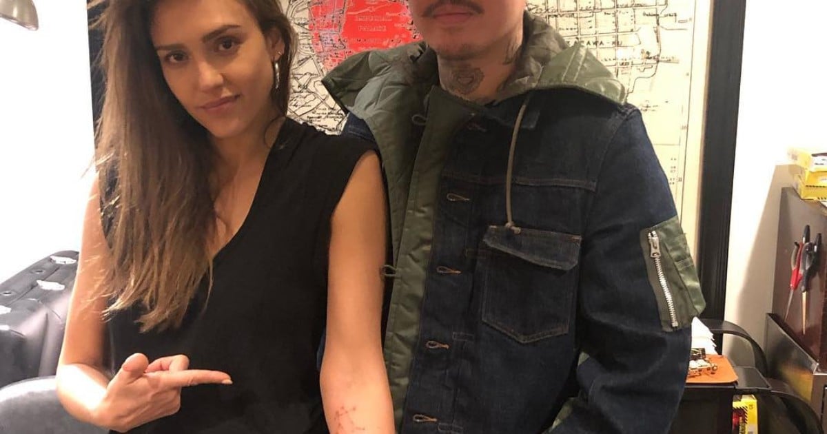 Jessica Alba Zodiac Constellation Tattoos For Kids | POPSUGAR UK Parenting