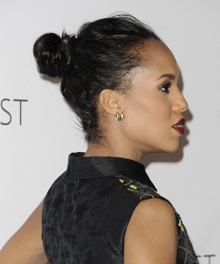 Kerry Washington Bun 2015 | POPSUGAR Beauty