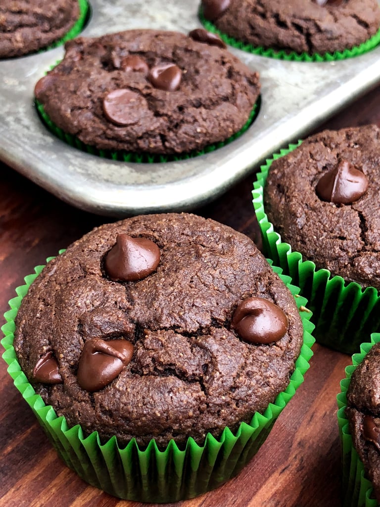 Vegan Chocolate Mint Protein Muffins Recipe | POPSUGAR Fitness