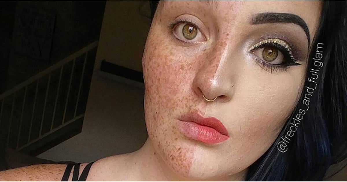 Woman Hides Freckles With Makeup | POPSUGAR Beauty