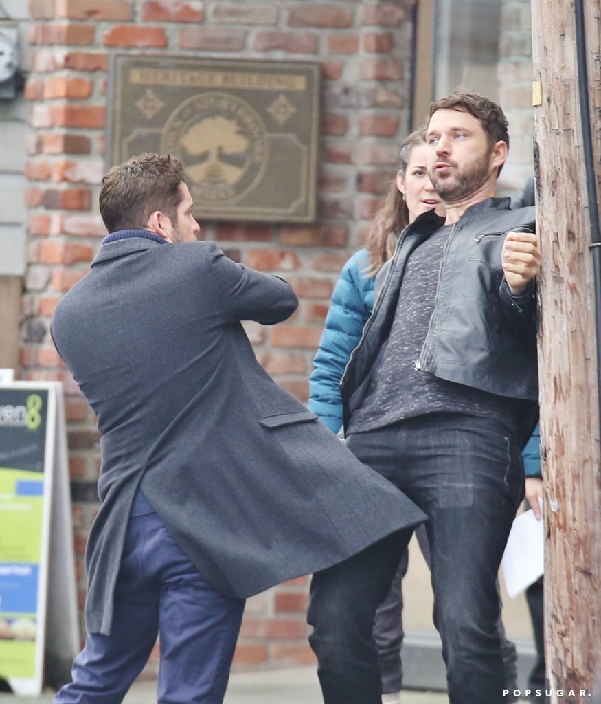 Robin Hood on Once Upon a Time Set November 2016 | POPSUGAR Entertainment