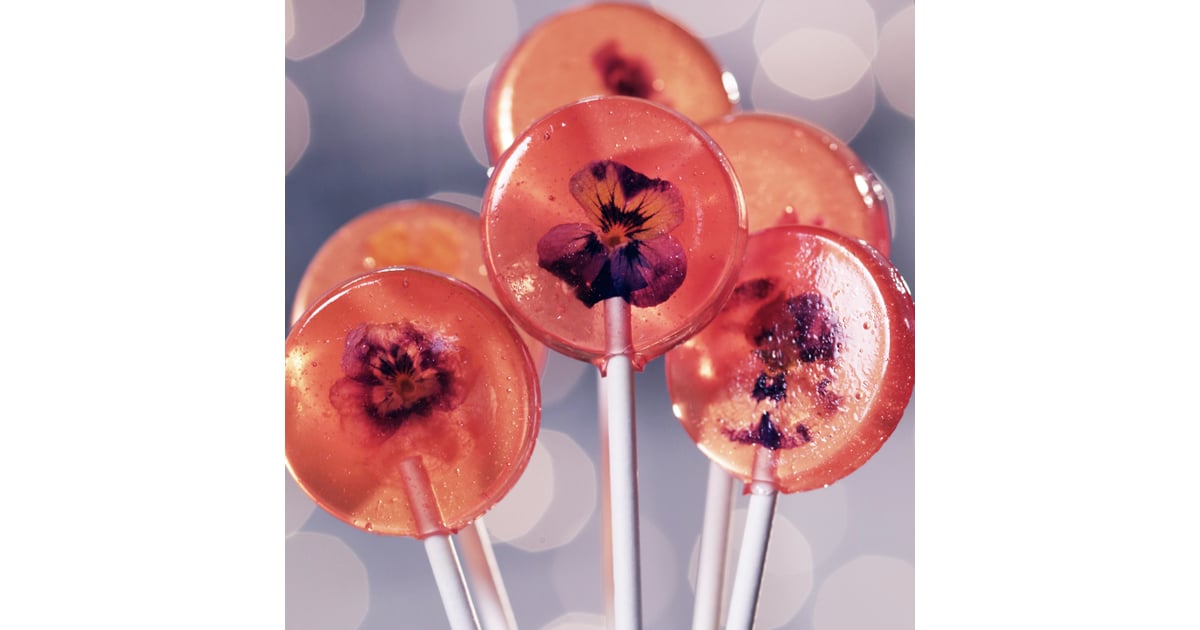 Edible Flower Lollipops | POPSUGAR Food