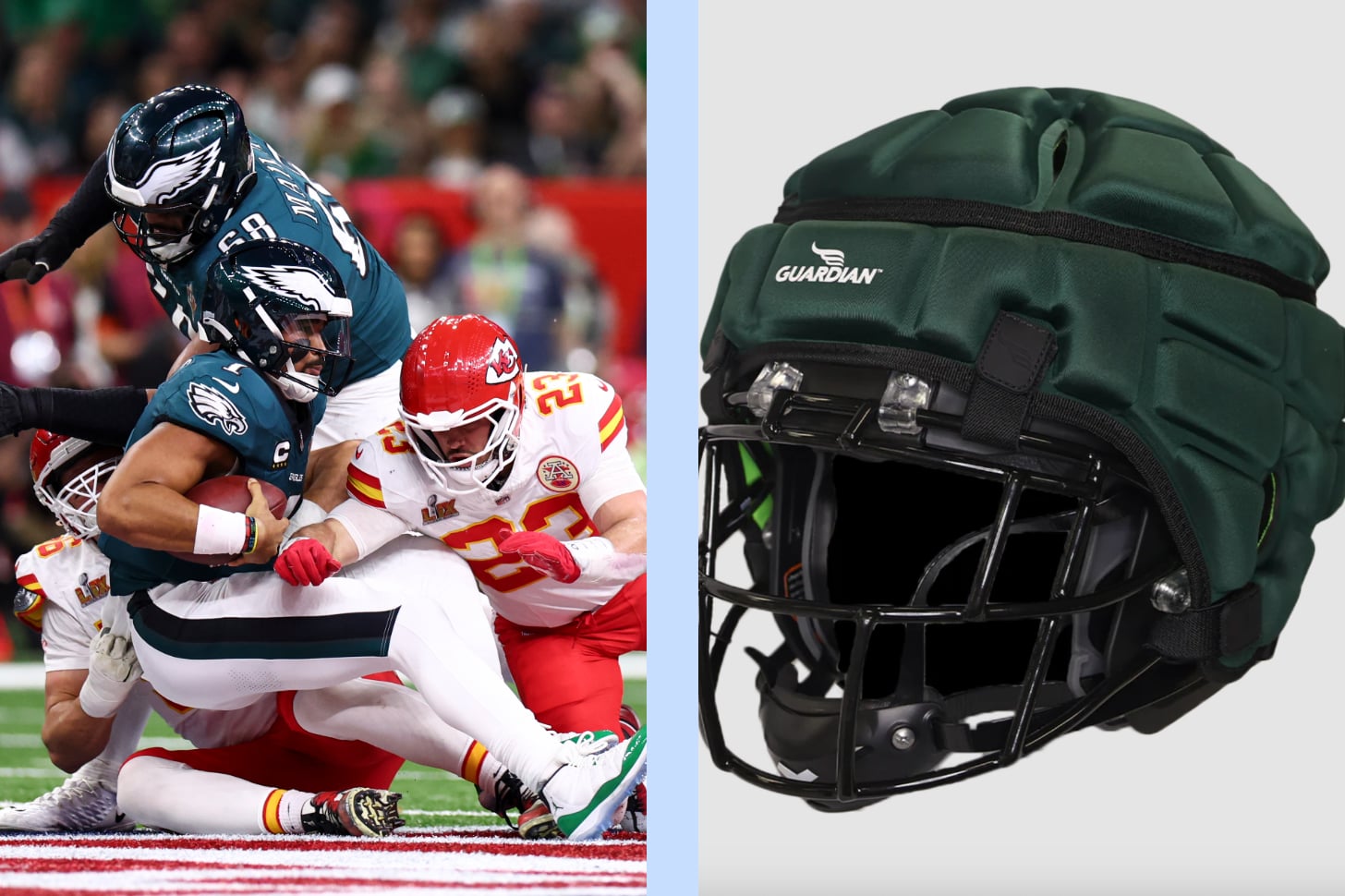 nfl padding on helmets