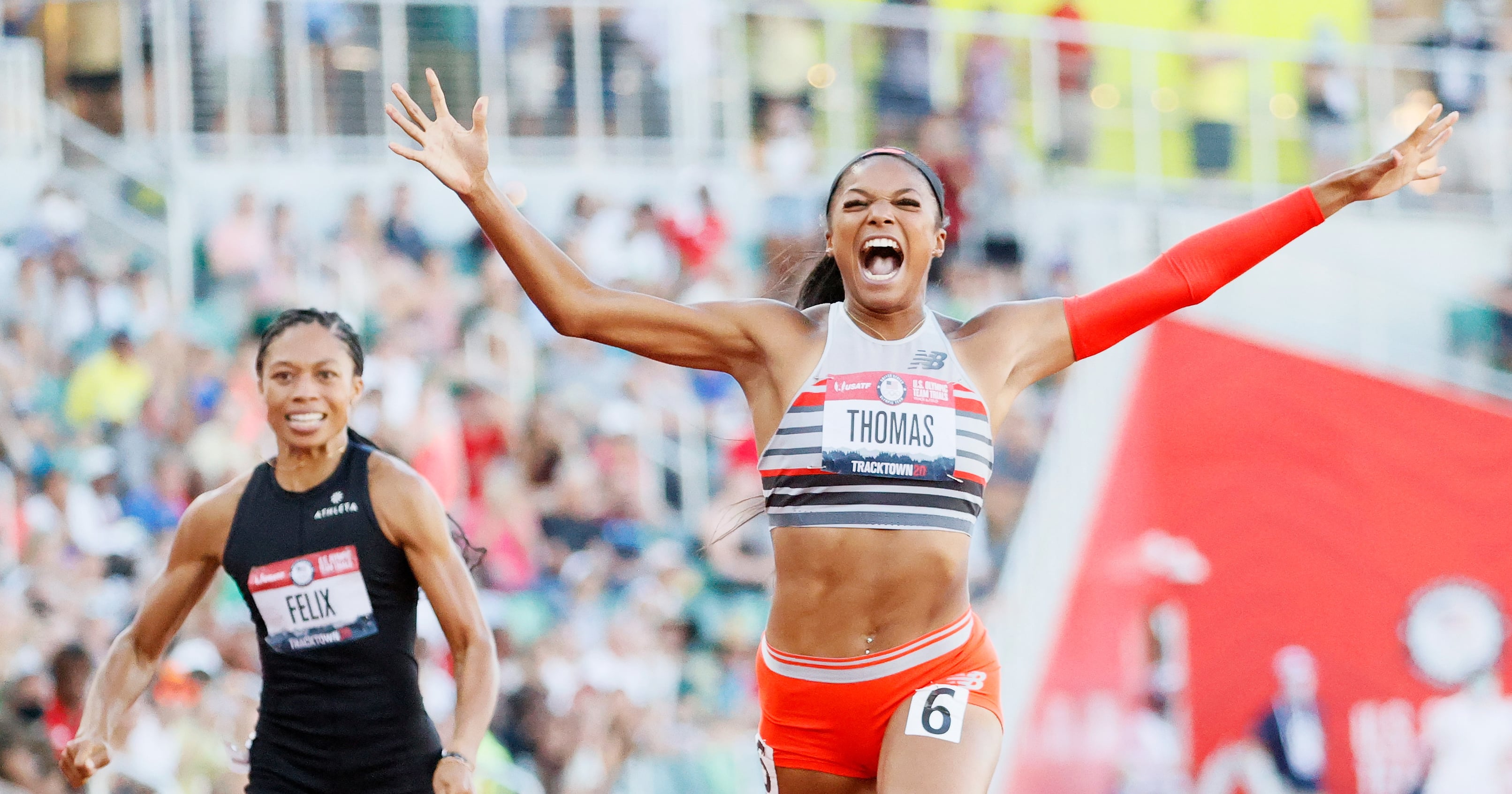 Gabby Thomas Qualifies For 2021 Olympics in 200-Meter Sprint | PS Fitness
