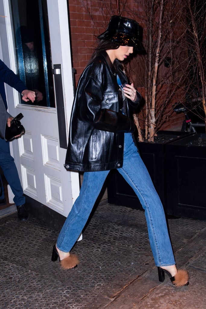 Kendall Jenner in Fuzzy Heels With Ben Simmons February 2019 | POPSUGAR ...